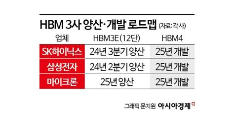 피스앤칩스 삼성이 쏘아올린 12층 Hbm3esk·마이크론도 속도전 아시아경제