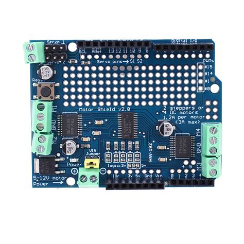 Jixopn Dc Stepper Motor Module Board Shield V2 Tb6612 Iic I2c For