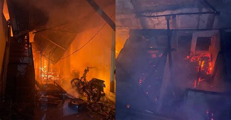 អគ្គិភ័យឆេះផ្ទះពលរដ្ឋអស់មួយខ្នងទាំងស្រុង និងមួយខ្នងទៀតអស់ពាក់កណ្តាល ទាំងកណ្ដាលអធ្រាត្រ