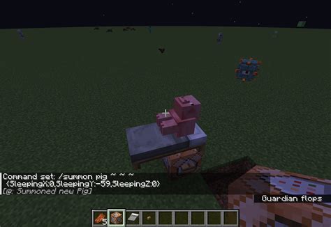 i somehow made the mobs sleeps using commands r minecraft