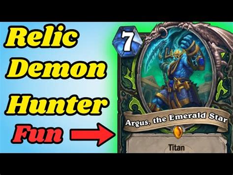 Hearthstone Standard Titans Relic Demon Hunter Deck Hearthstone Videos