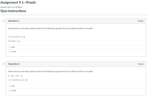 Determine By Truth Table Analysis Which Of The Chegg