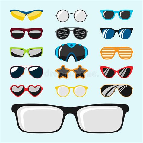 Fashion Set Sunglasses Accessory Sun Spectacles Plastic Frame Modern