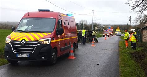 Accident près de Rennes la voiture fait un tonneau un blessé