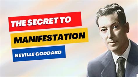 The Main Secret To Manifest Anything Neville Goddard Youtube
