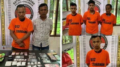Kapolsek Perdagangan Grebek Pesta Narkoba 7 Pelaku Diamankan Beserta
