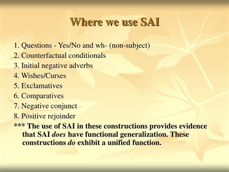 Ppt Grammatical Categorization Subject Auxiliary Inversion