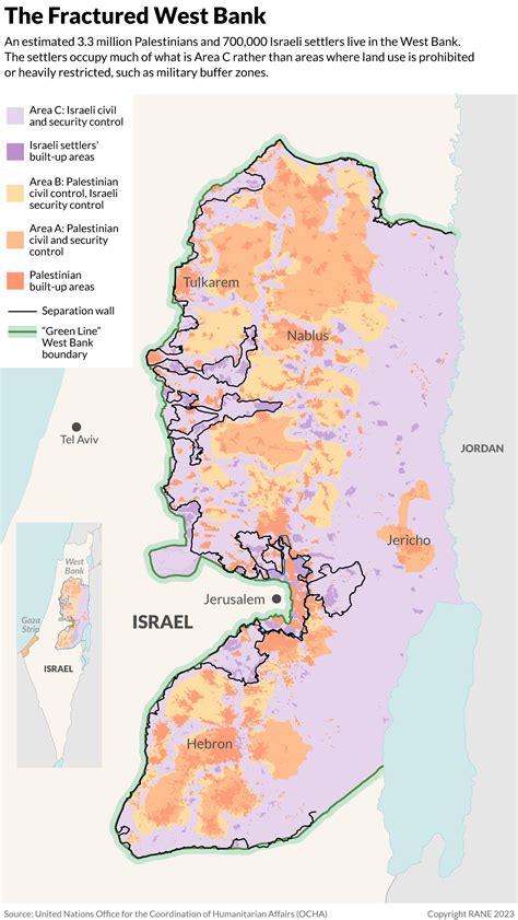West Bank Map