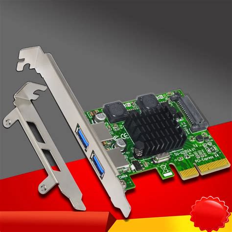 Usb 3 1 Pci Express Card 2 Ports Superspeed Usb 3 1 10gbps Raiser