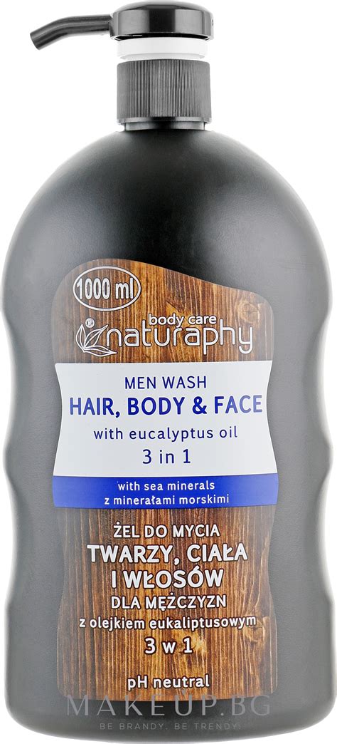 Naturaphy Men Шампоан и душ гел 2в1 с евкалиптово масло за мъже