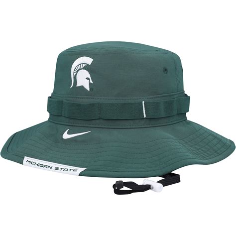 Mens Nike Green Michigan State Spartans Boonie Performance Bucket Hat