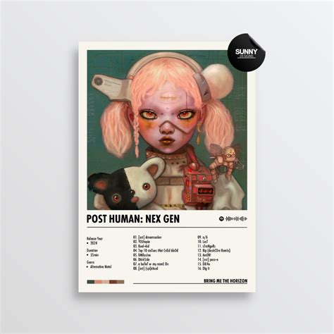 Bring Me The Horizon Post Human Nex Gen Album Cover Poster Sunny