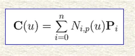Solved The Above Equation Is The B Spline Curve Equation The
