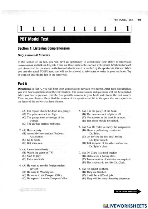 7121858 Toefl Listening Practice Paul
