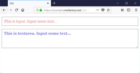 Css Placeholder Coding Factory