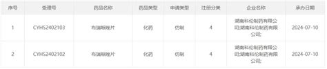 科伦药业再冲首仿4类仿制化药布瑞哌唑片上市申请获CDE受理 摩熵医药 原药融云