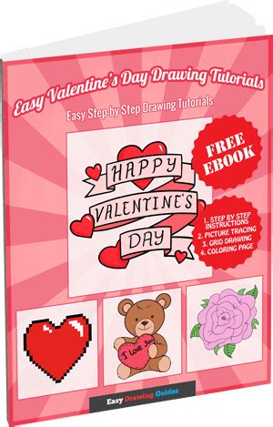 Easy Valentines Day Drawing Tutorials Easy Drawing Guides