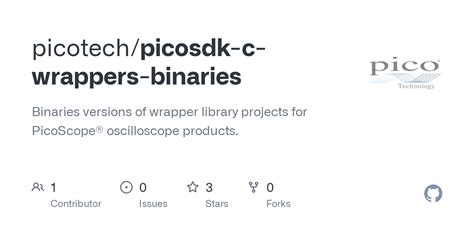 GitHub Picotech Picosdk C Wrappers Binaries Binaries Versions Of Wrapper Library Projects For