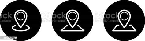 장소 위치의 개념으로서의 지도 핀 포인트의 플랫 아이콘 개념에 대한 스톡 벡터 아트 및 기타 이미지 개념 개념과 주제