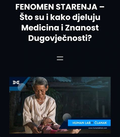 Sebastijan Orlić Ph D On Linkedin Fenomen Starenja I DugovjeČnost