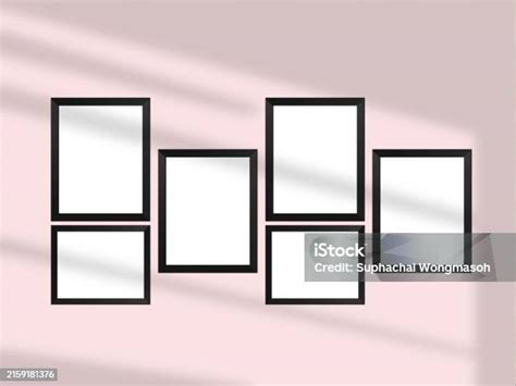 Blank Mockup Photo Minimal With Soft Shadows And Light Overlay As