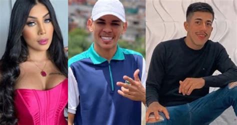 Blogueiros Mano Queixo Lucas Picolé e Isabelly Aurora estão