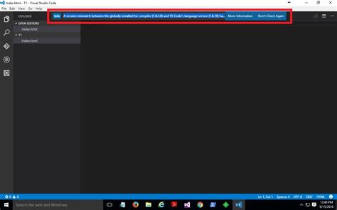 Version Mismatch Between Tsc Compiler And Vs Codes Language Service