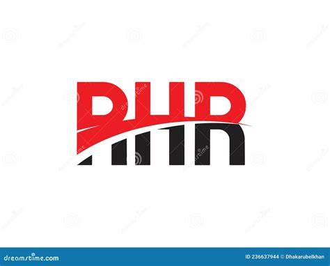 Rhr Letter Initial Logo Design Vector Illustration Stock Vector Illustration Of Brand Initial