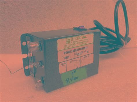 Mod 204s Static Neutralizer Power Supply Lab Equipment Bmi Surplus