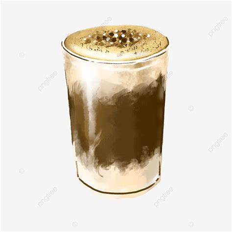 크림 수채화 일러스트 커피 라떼 크림 커피 아이스 커피 라떼 Png 일러스트 및 Psd 이미지 무료 다운로드 Pngtree