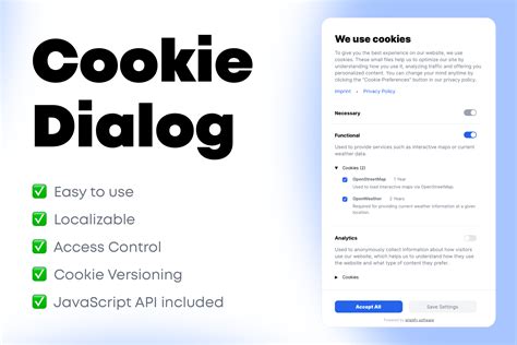 Cookie Dialog A Statamic Addon