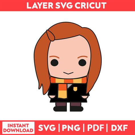 Ginny Weasley Harry Potter On Potter Felt Svg Harry Potter Inspire