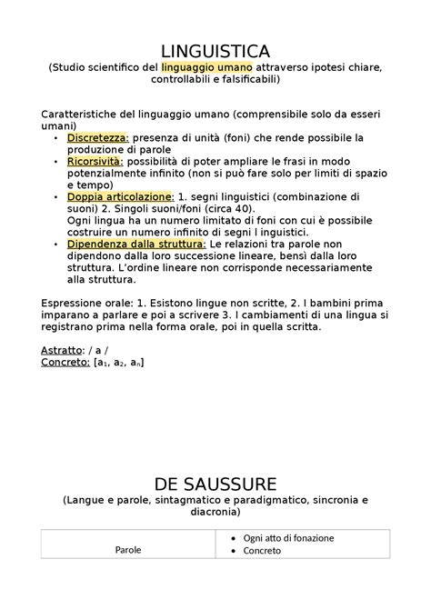 Fonetica E Fonologia Docsity
