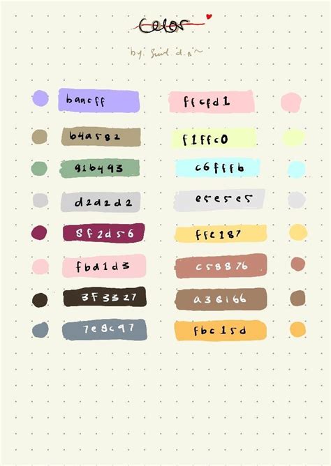 ปักพินโดย Inspiration ใน Quick Saves ชุดสี สมุดบันทึกแฮนด์เมด พาเลทสี
