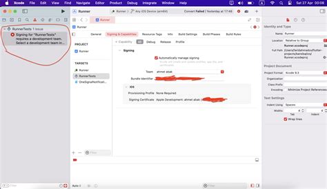 Apple Developer How To Solve Select A Development Team In The Signing And Capabilities Editor