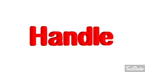 Handle Word Animated  Logo Designs