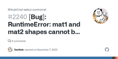 Bug RuntimeError Mat1 And Mat2 Shapes Cannot Be Multiplied 77x2048