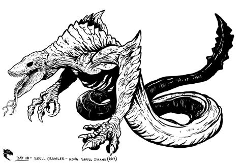 Skull Crawler Printable Coloring Pages Coloring Pages