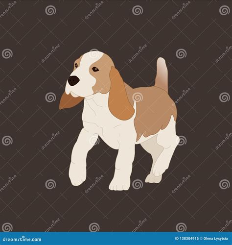 Ejemplo Del Vector De Un Perro Ilustraci N Del Vector Ilustraci N De Retrato Purebred