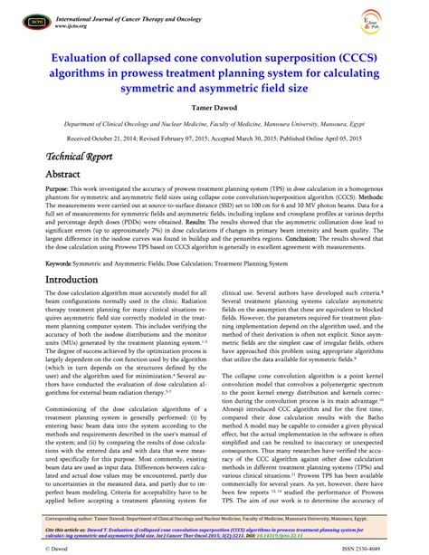 Pdf Evaluation Collapsed Cone Convolutionsuperposition Cccs