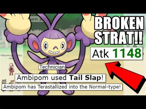 LOADED DICE TECHNICIAN TAIL SLAP AMBIPOM IS BROKEN! POKEMON SCARLET AND VIOLET | POKEMON ...