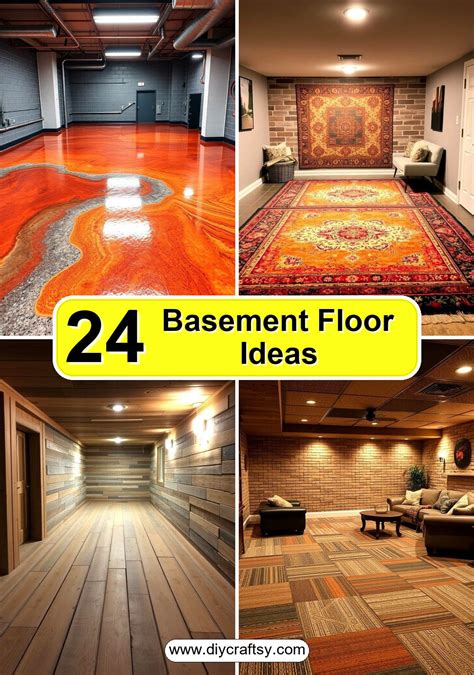 24 Basement Floor Ideas For Durable And Stylish Spaces