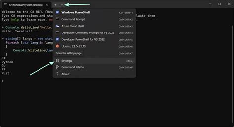 Running C In Windows Terminal A Developer S Life