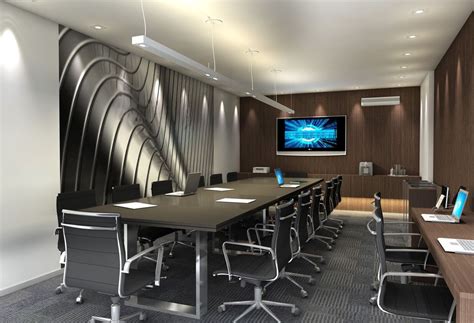 Ambiente Corporativo Escritório Empresarial Estilo Industrial