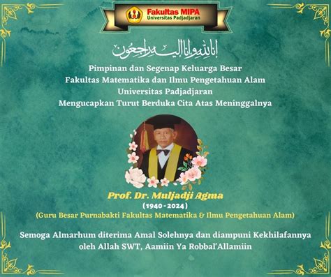 Inna Lillahi Wa Inna Ilahi Rajiun Fmipa Unpad