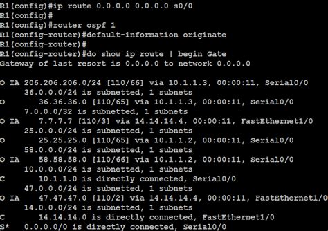18 default route injection on ospf miftah rahman go blog