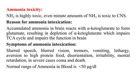 Protein Metabolism Transamination Deamination Fate Of Ammonia Urea