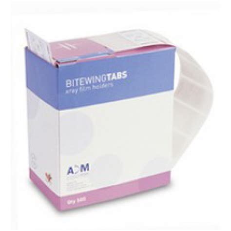 Bite Wing Tabs Box Of 500 Dental Zone
