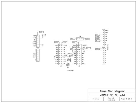 Ethernet Shield Schematic Ethernet Shield