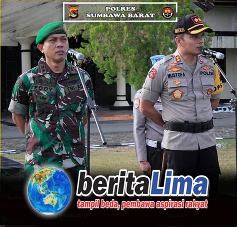 Kapolres KSB Pimpin Apel Gelar Pasukan Konsolidasi Persiapan Pengamanan